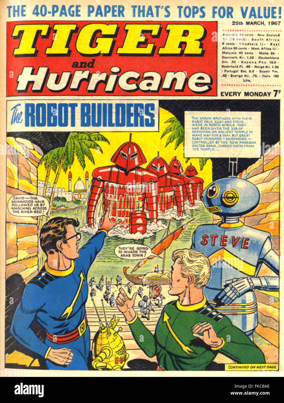 Uk comic cover 1960s hi-res stock photography and images - Alamy