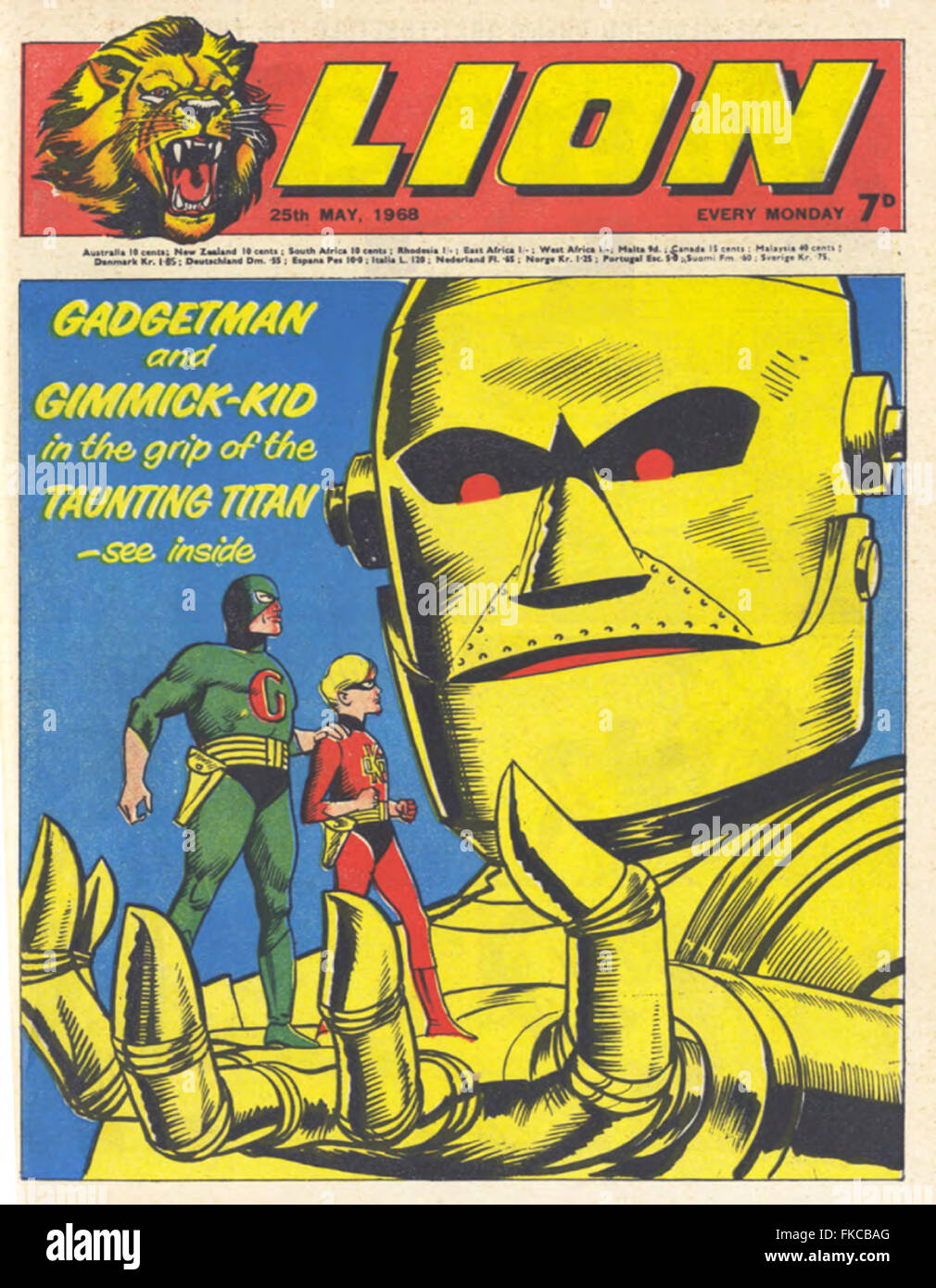 Uk comic cover 1960s hi-res stock photography and images - Alamy