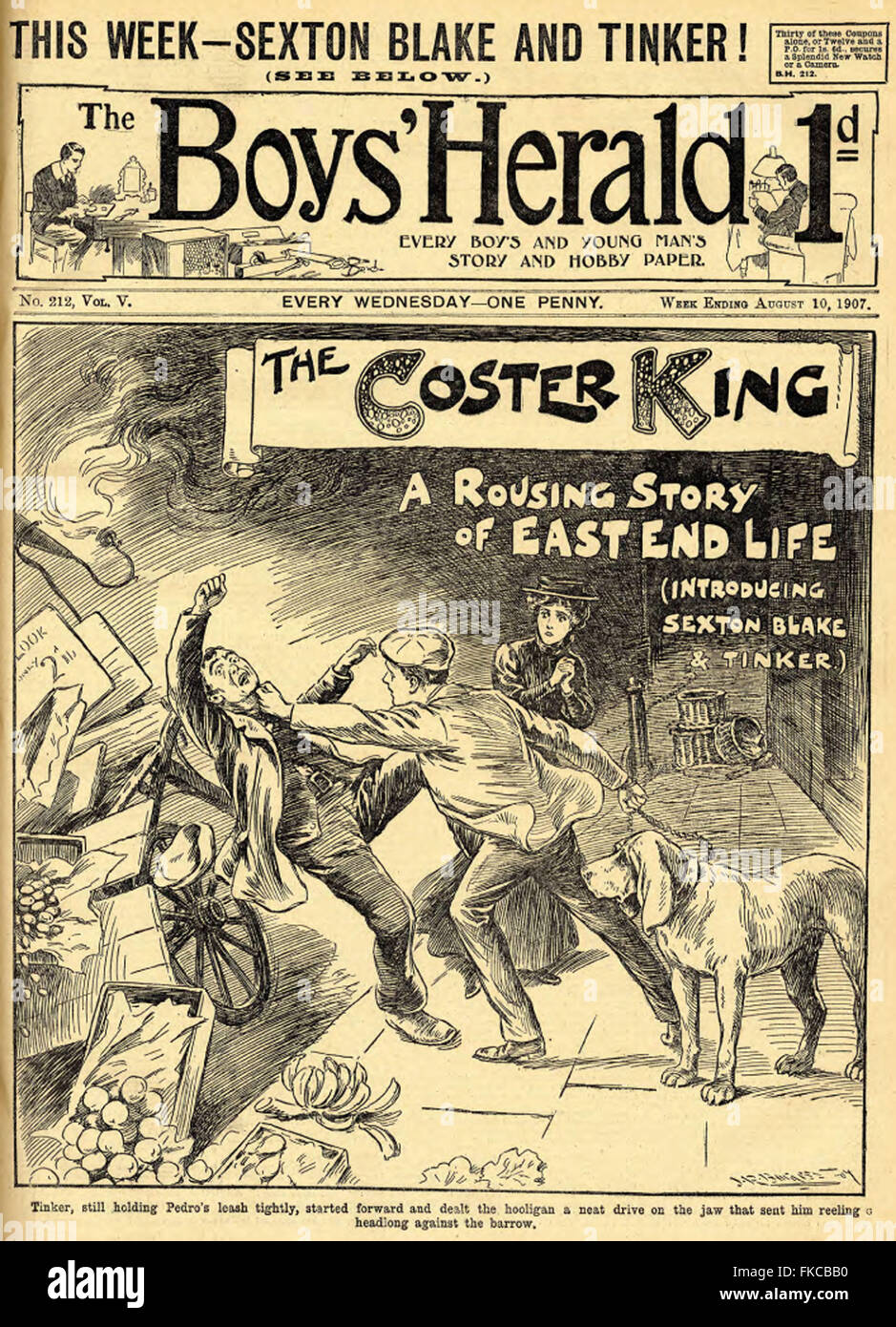 1910s UK The Boy's Herald Magazine Cover Stock Photo - Alamy