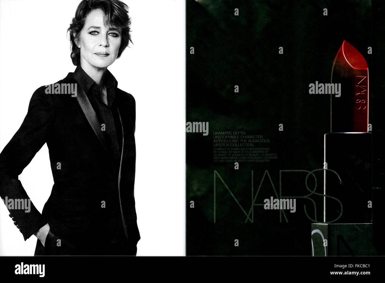 2010s UK Nars Magazine Advert Stock Photo - Alamy