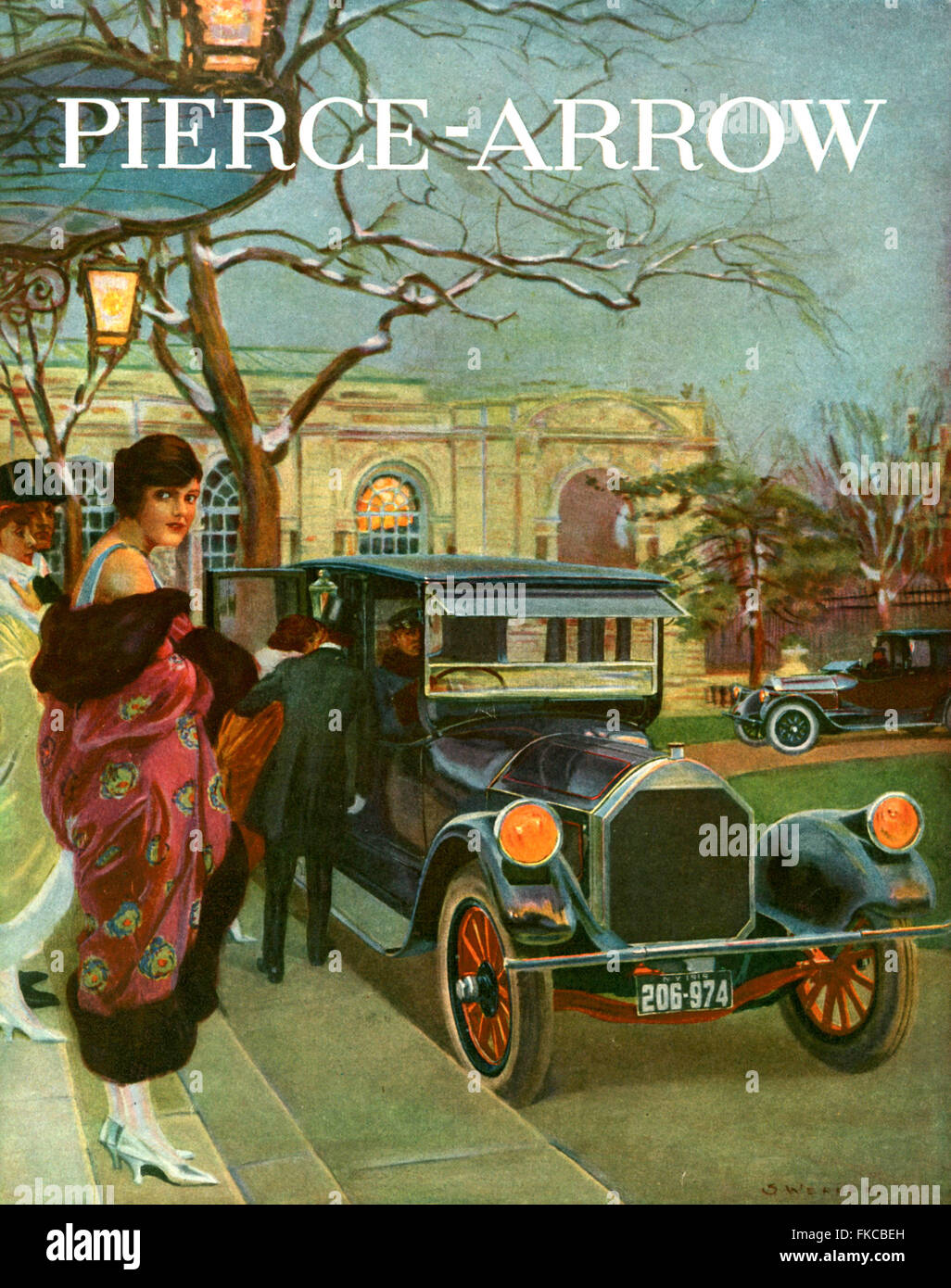 1920s USA Pierce-Arrow Magazine Advert Stock Photo - Alamy