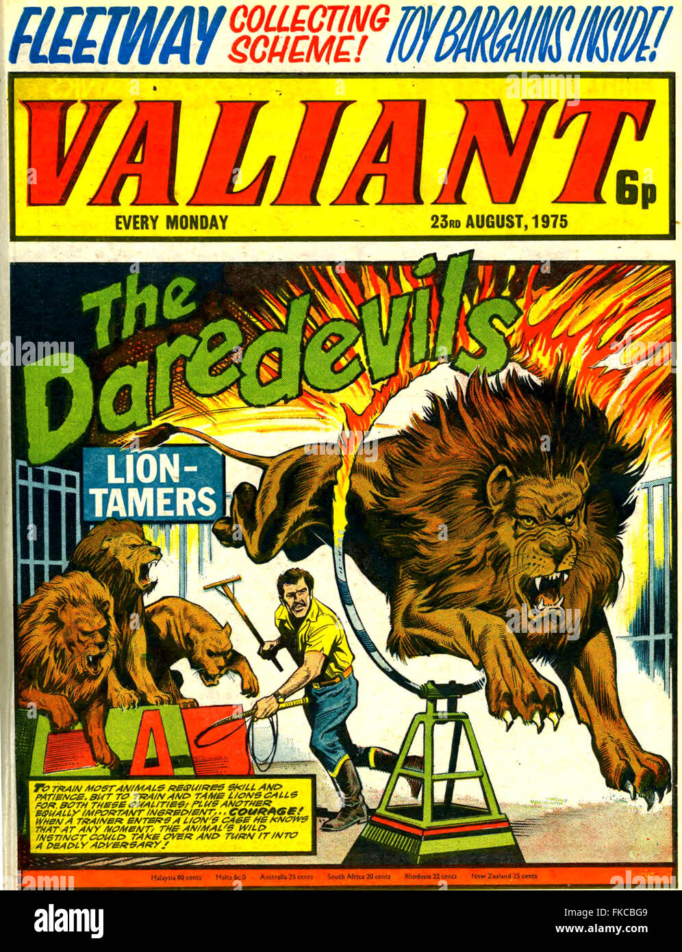 1970s UK Valiant Comic Cover Stock Photo - Alamy