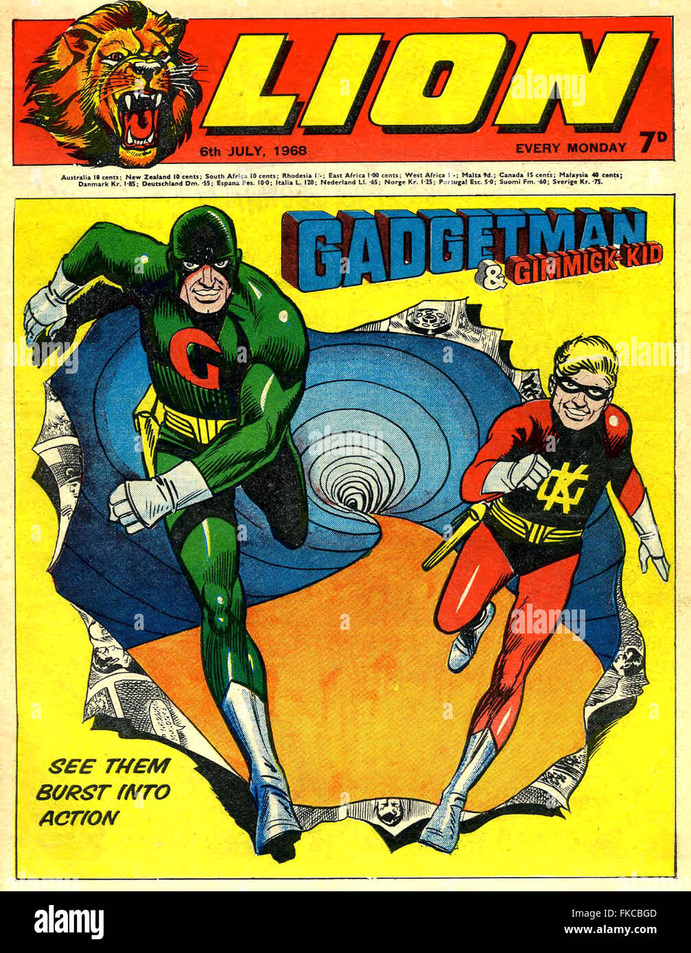 Uk comic cover 1960s hi-res stock photography and images - Alamy