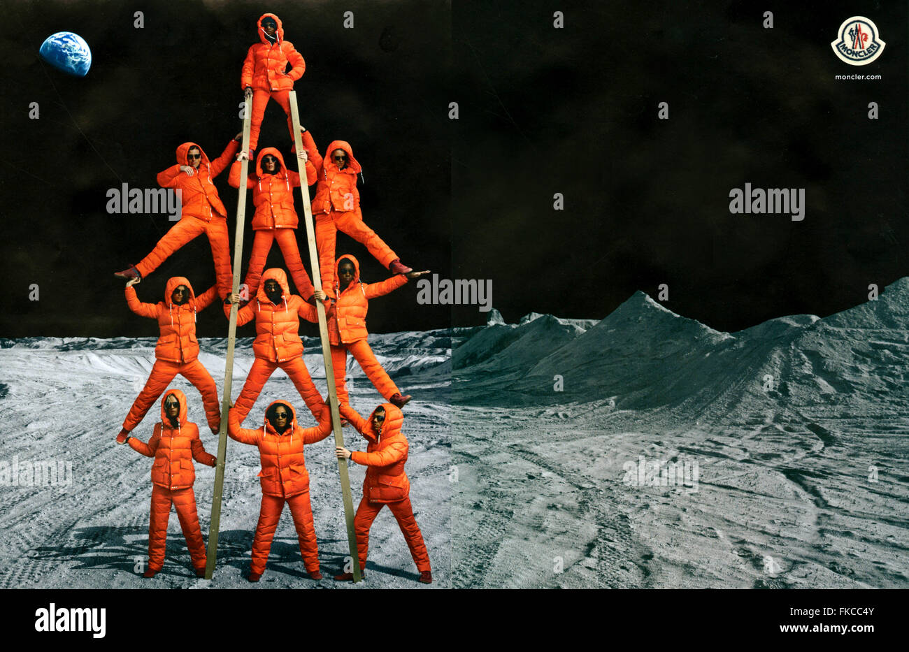 2010s UK Moncler Magazine Advert Stock Photo - Alamy