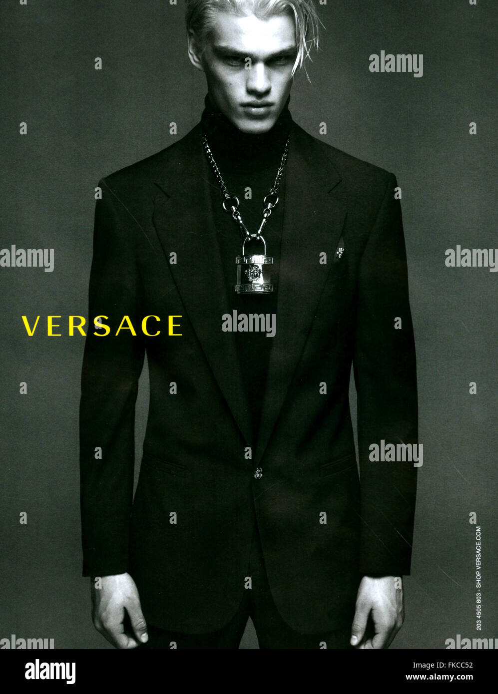 2010s UK Versace Magazine Advert Stock Photo - Alamy