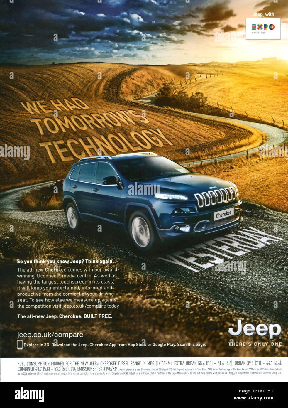 2010s UK Jeep Magazine Advert Stock Photo - Alamy