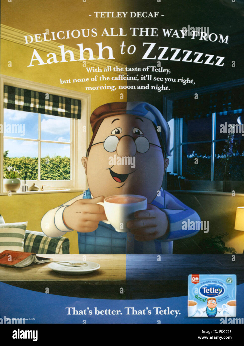 2010s UK Tetley Magazine Advert Stock Photo - Alamy