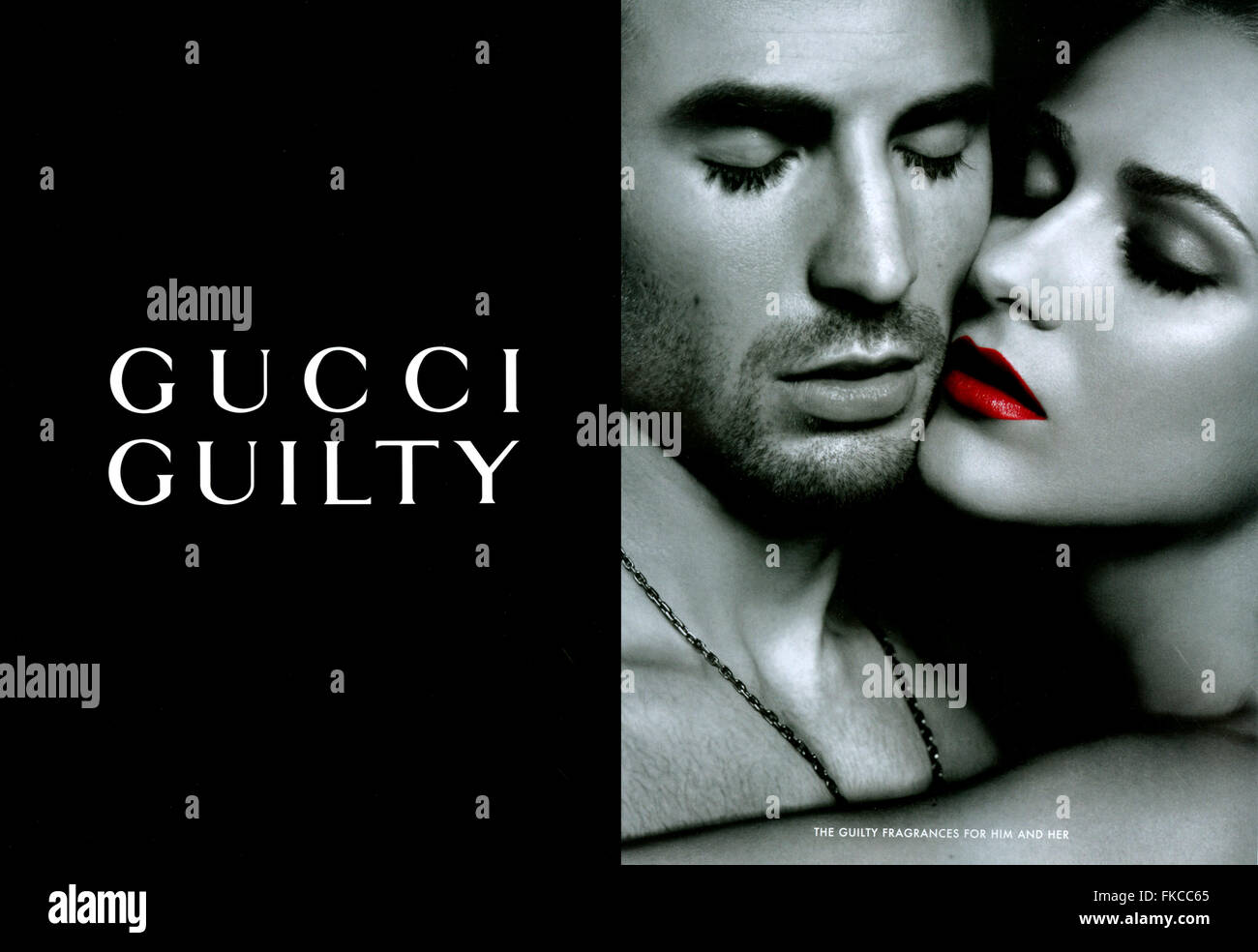 2010s UK Gucci Magazine Advert Stock Photo - Alamy