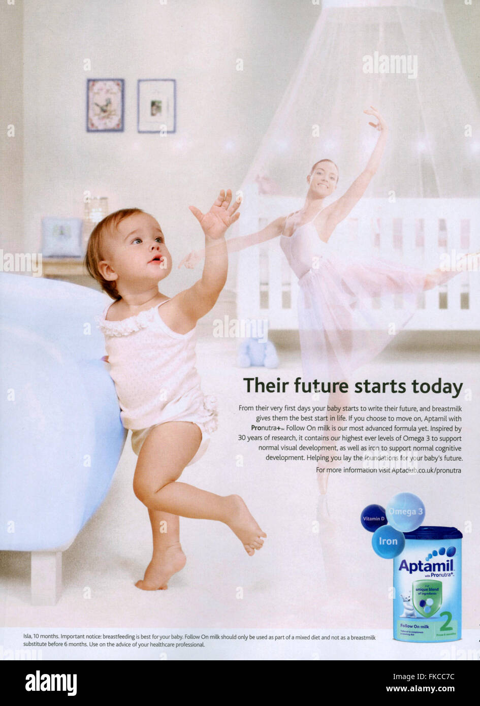 2010s UK Aptamil Magazine Advert Stock Photo - Alamy