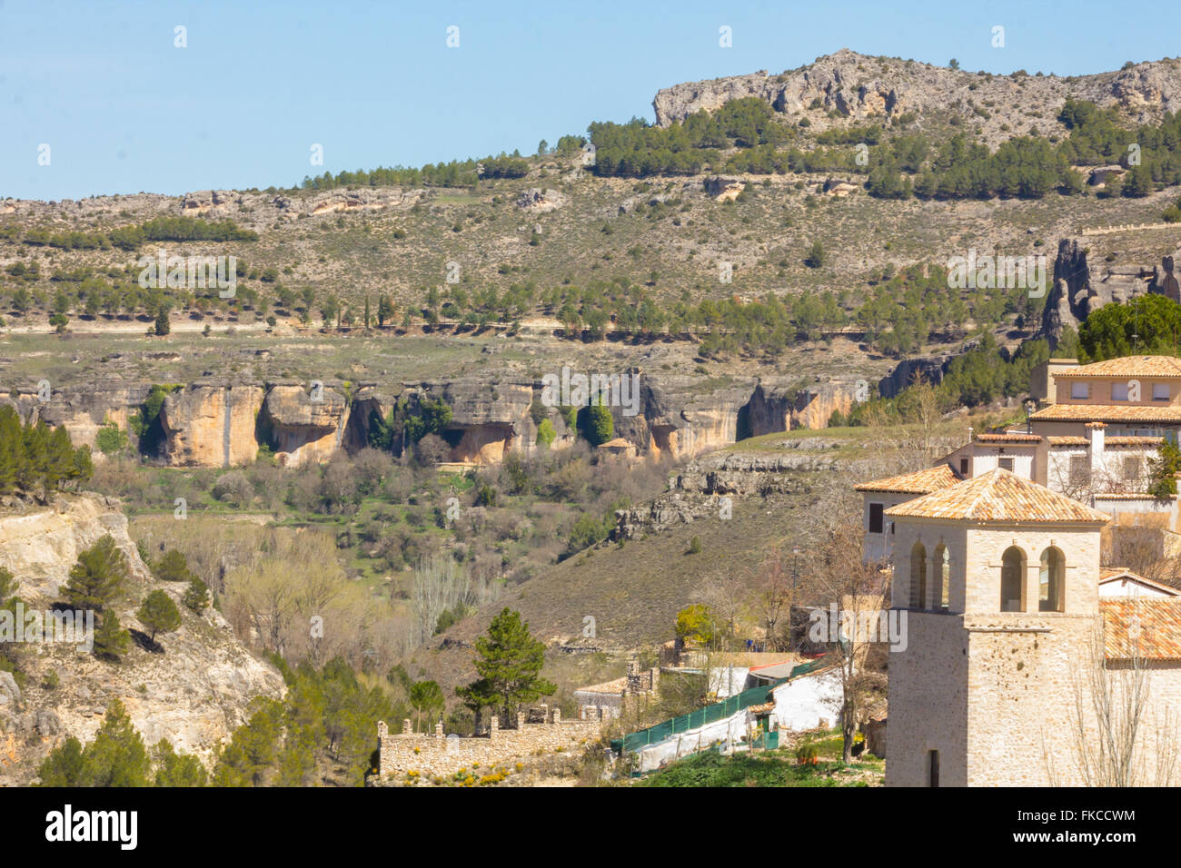 Aerial view of the monumental city of Cuenca, Spain Stock Photo - Alamy