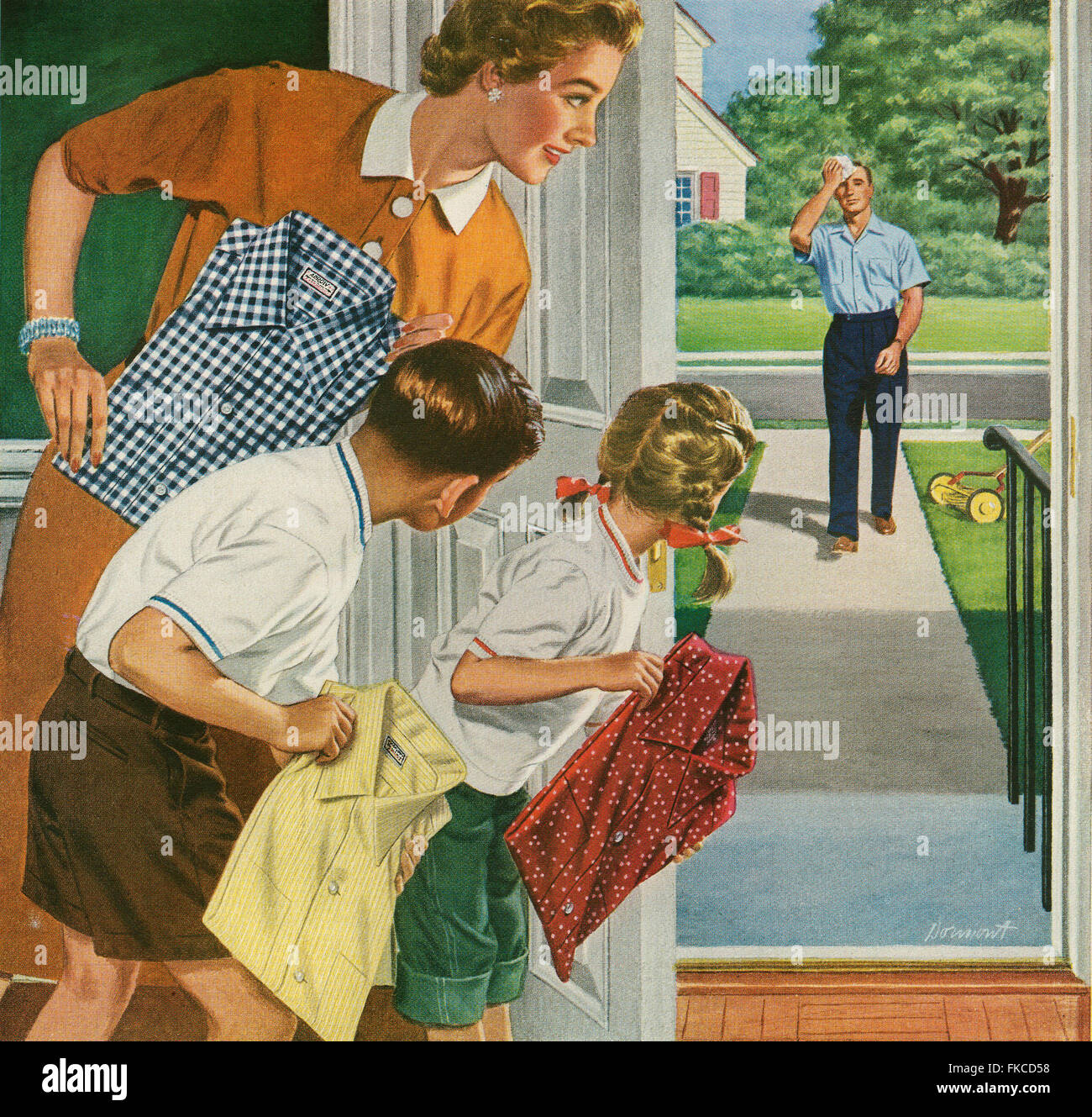 1950s USA Arrow Magazine Advert (detail Stock Photo - Alamy