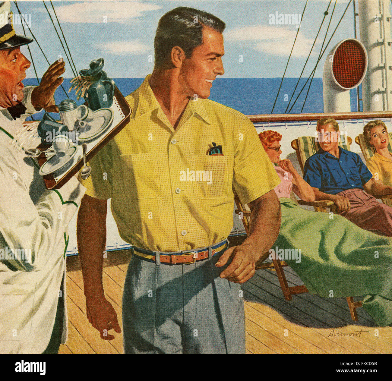 1950s USA Arrow Magazine Advert (detail Stock Photo - Alamy