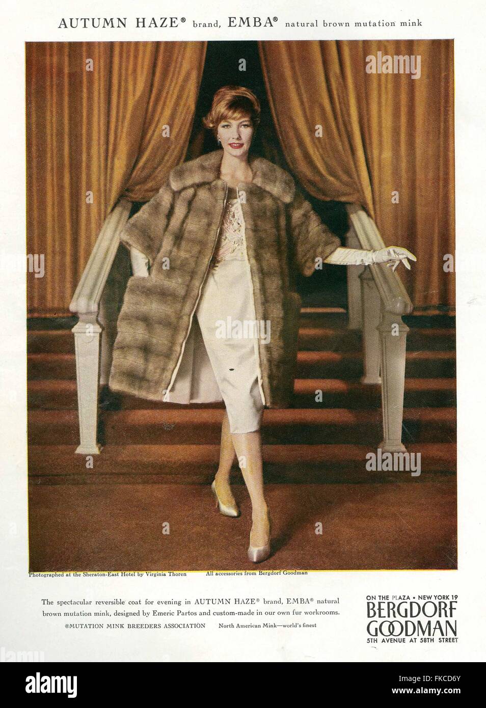 Fur coats 1950s hi-res stock photography and images - Alamy