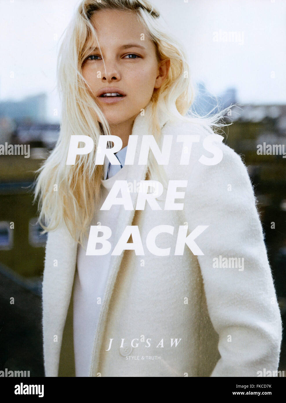 2010s UK Jigsaw Magazine Advert Stock Photo - Alamy