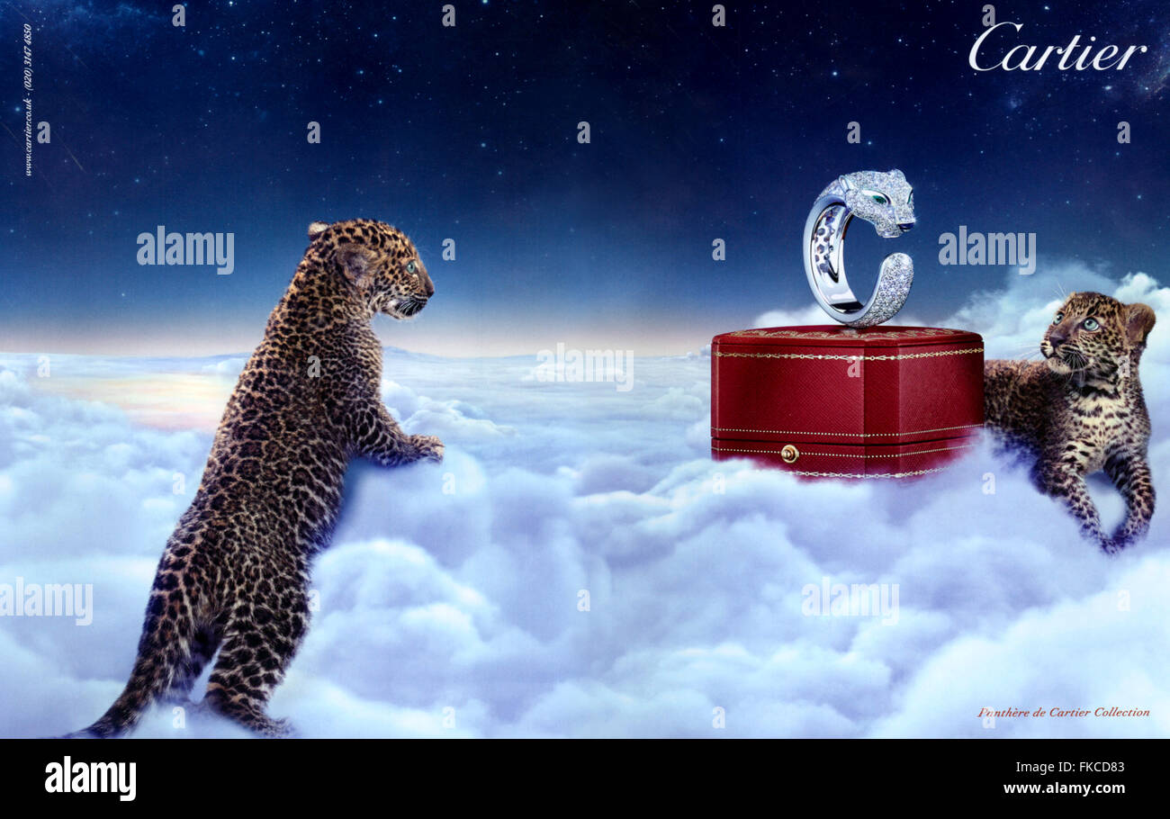 2010s UK Cartier Magazine Advert Stock Photo - Alamy