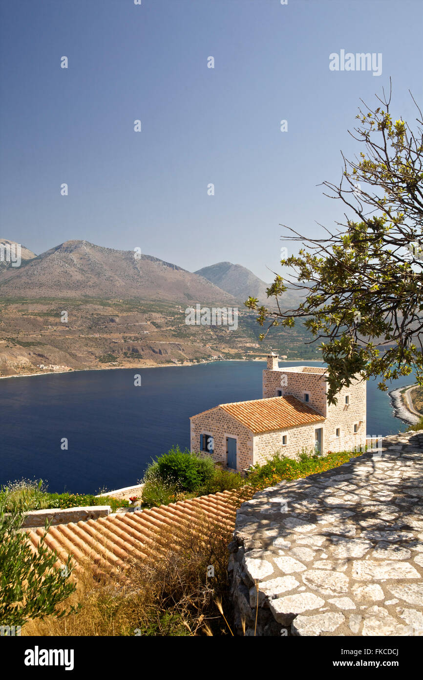 A quaint seaside cottage in Greece Stock Photo - Alamy