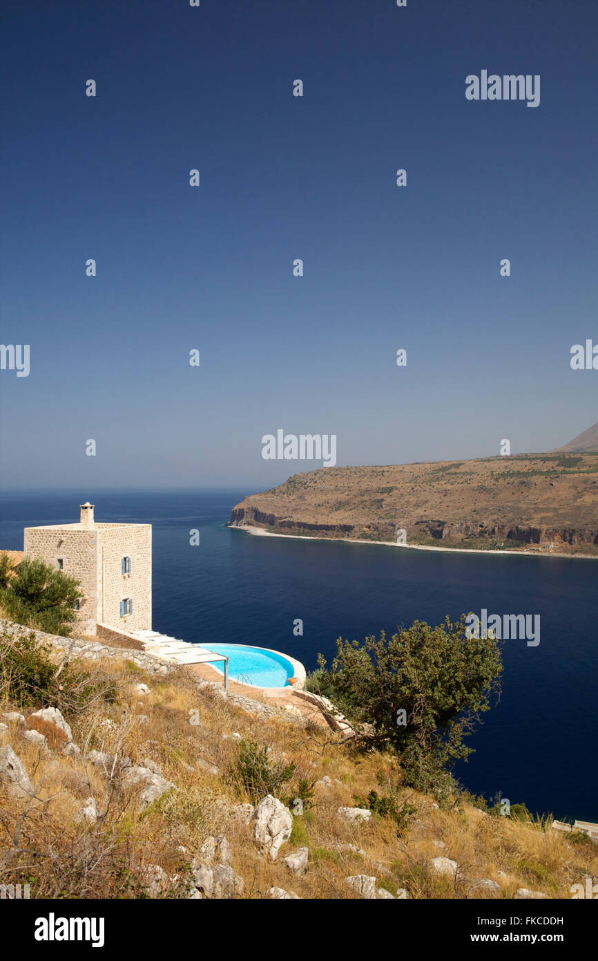 A quaint seaside cottage in Greece Stock Photo - Alamy