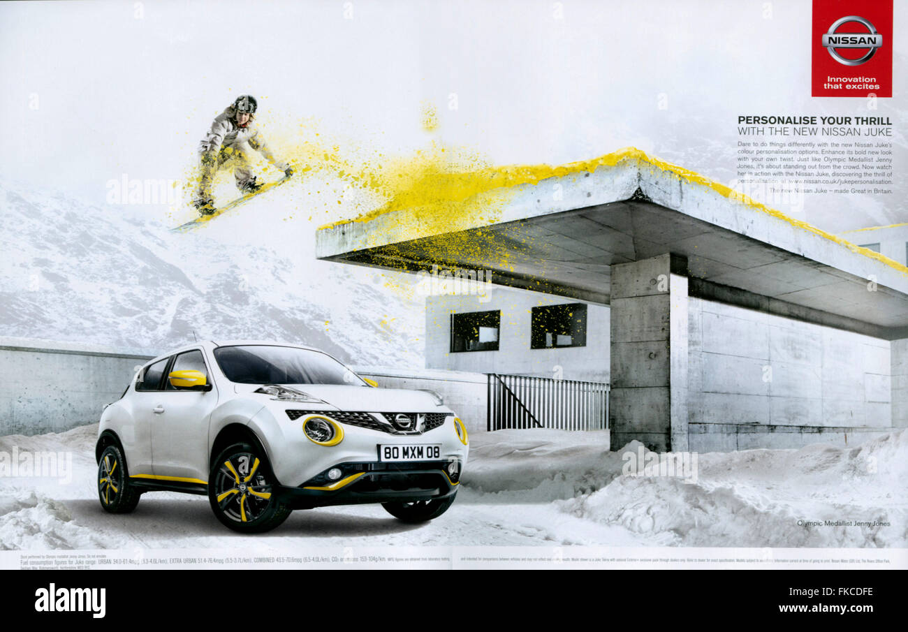 2010s UK Nissan Magazine Advert Stock Photo - Alamy