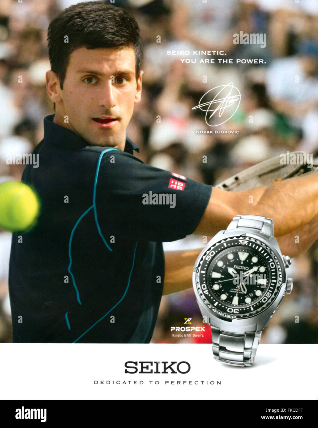2010s UK Seiko Magazine Advert Stock Photo - Alamy