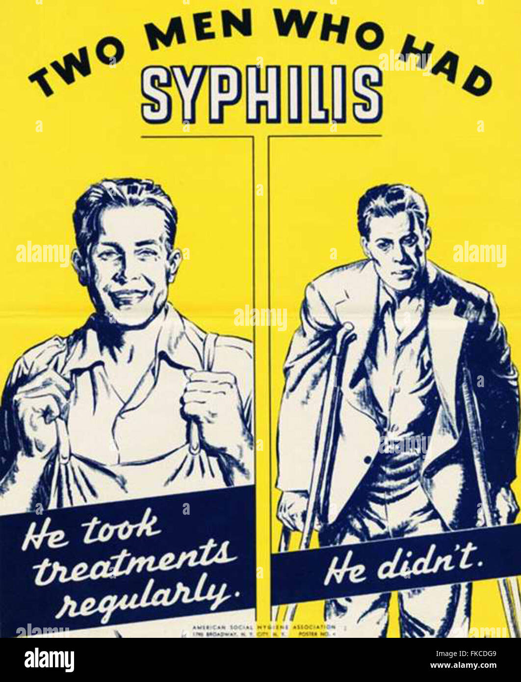 1940s USA STDs Poster Stock Photo - Alamy