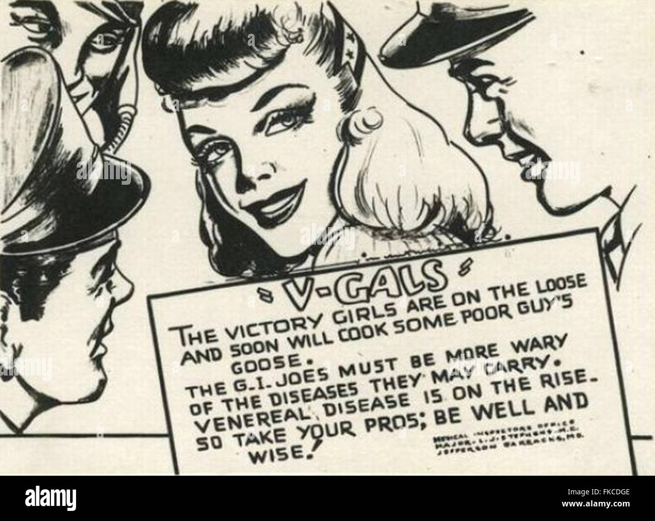 Medical poster ww2 hi-res stock photography and images - Alamy