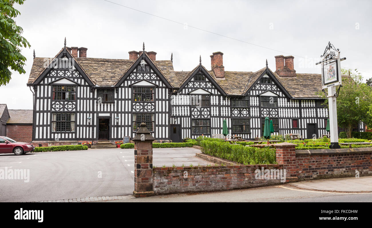 The Old Hall Hotel public house pub restaurant High Street Sandbach ...