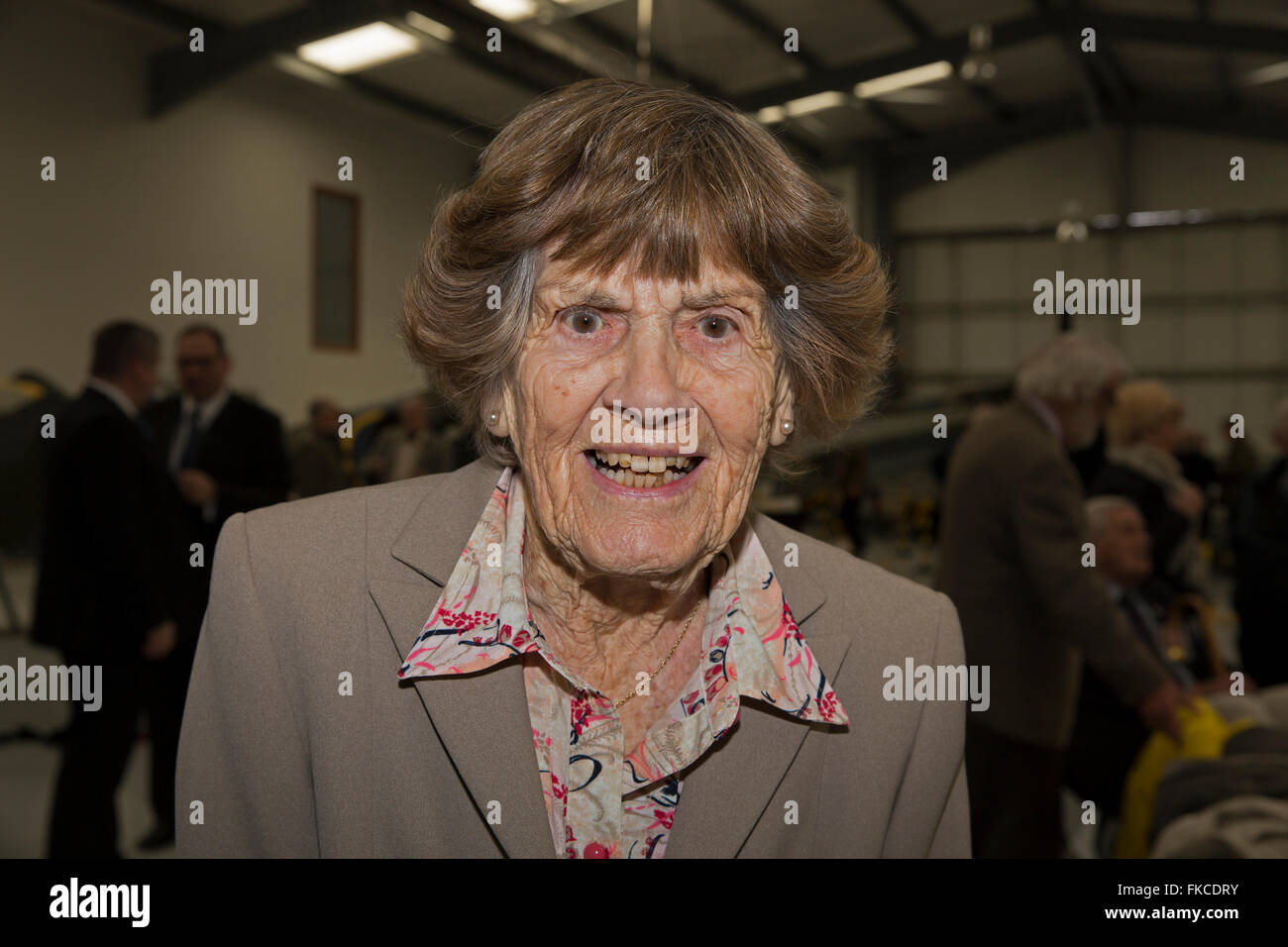 Biggin Hill,UK,8th March 2016,Joy Lofthouse from the Air transport ...