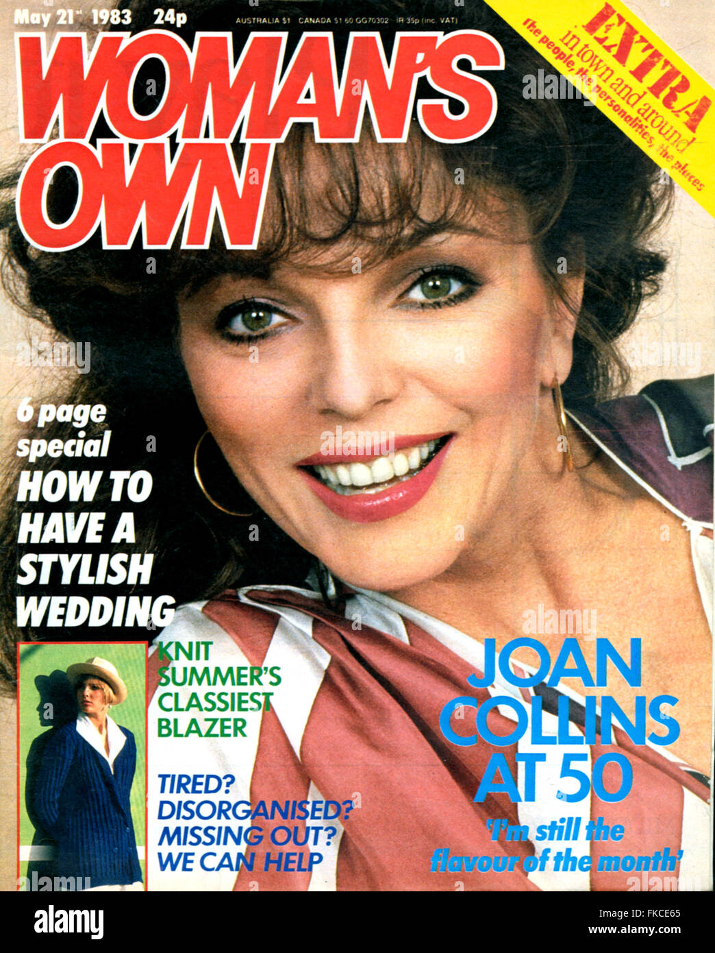 Joan collins 1980s hi-res stock photography and images - Alamy