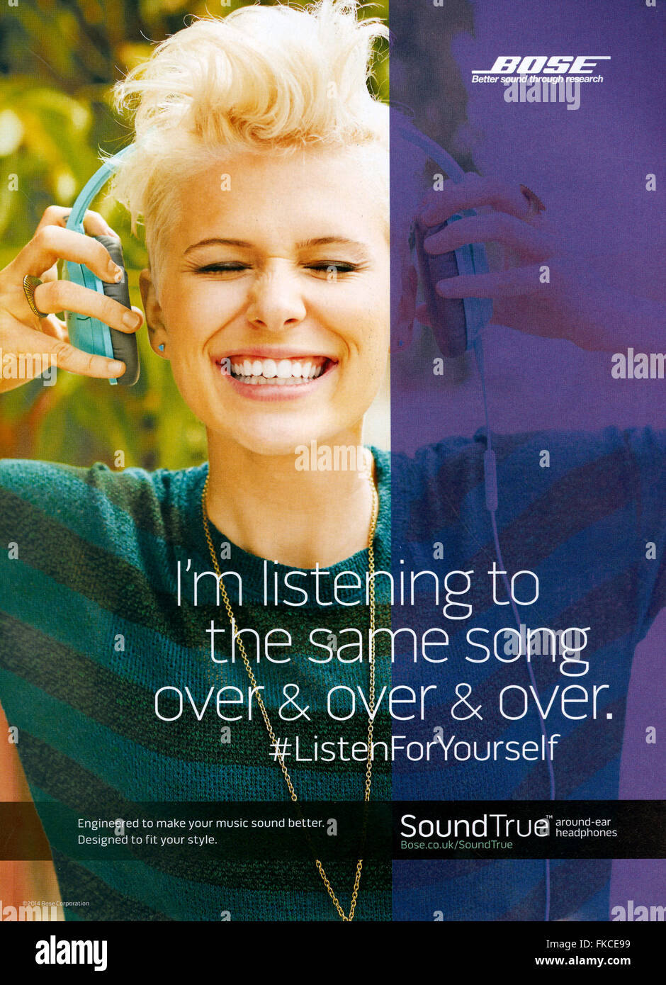 2010s UK Bose Magazine Advert Stock Photo - Alamy