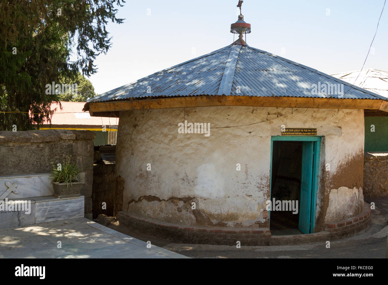 First Orthodox Church in Addis Ababa Ethiopia Stock Photo - Alamy
