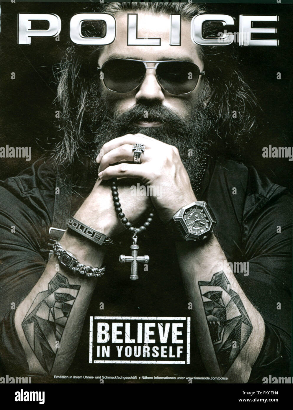 2010s UK Police Magazine Advert Stock Photo - Alamy