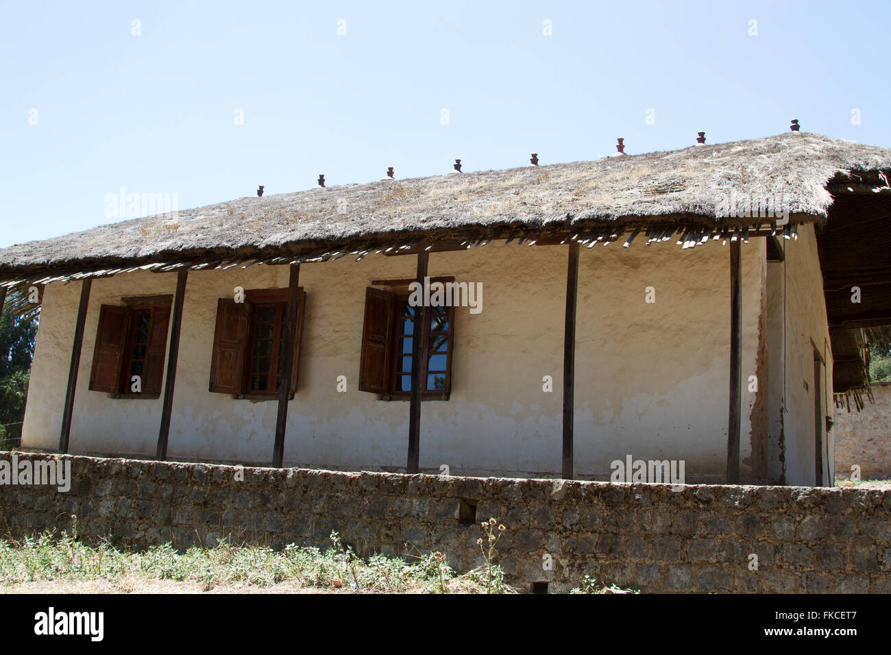 Palace of Emperor Menelik II Stock Photo - Alamy