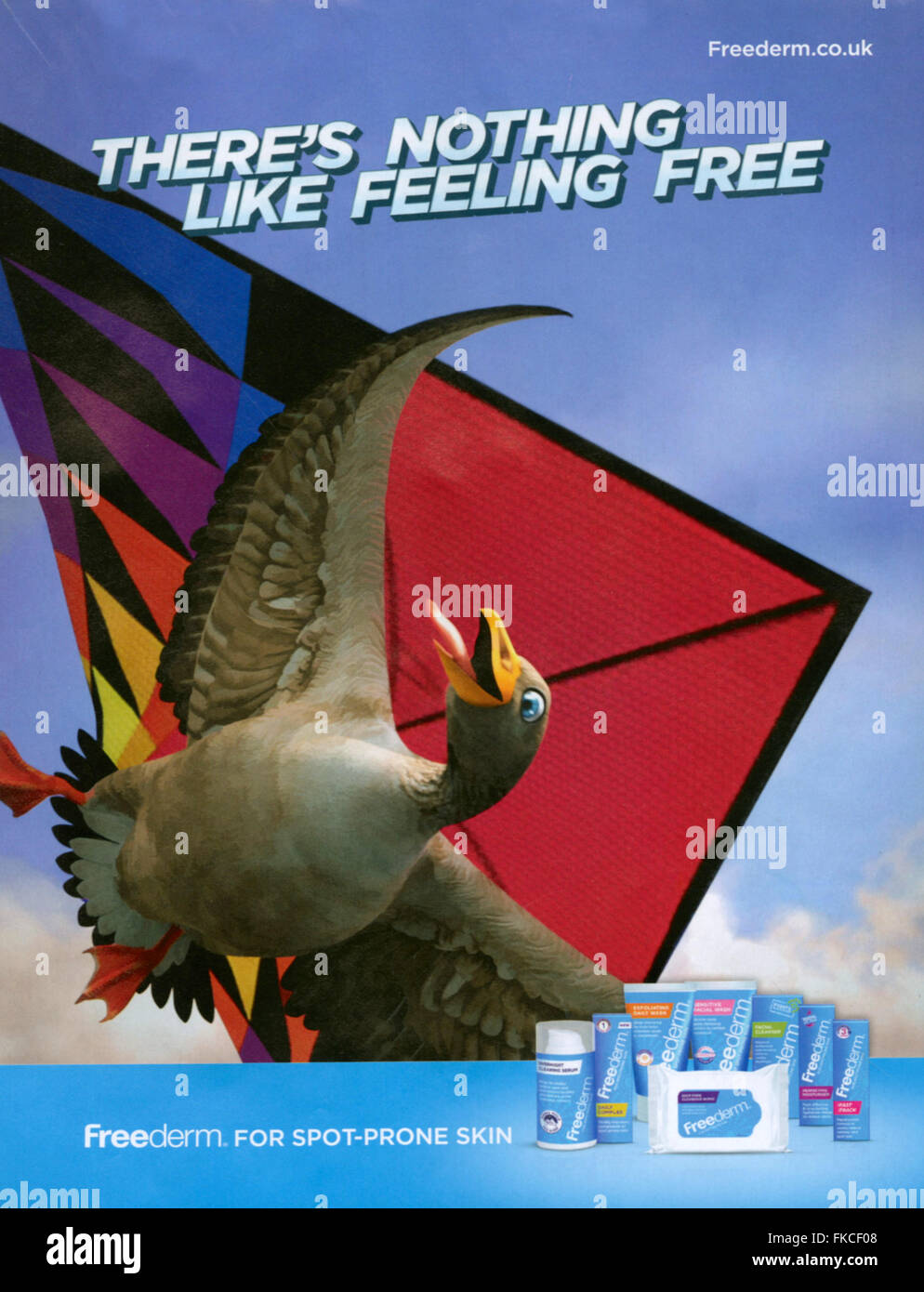 2010s UK Freederm Magazine Advert Stock Photo - Alamy