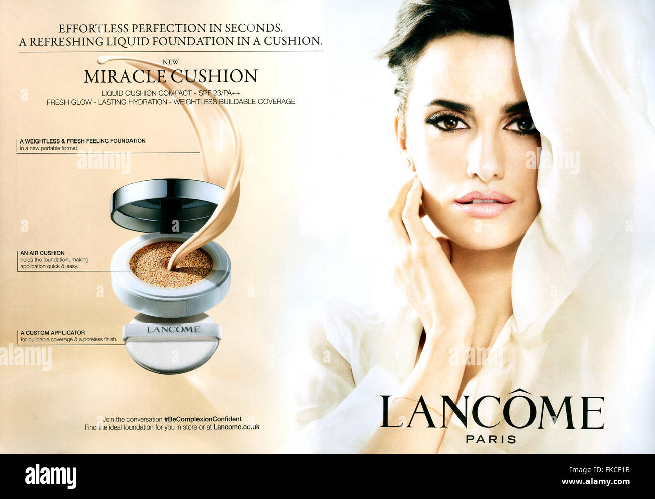 2010s UK Lancome Magazine Advert Stock Photo - Alamy