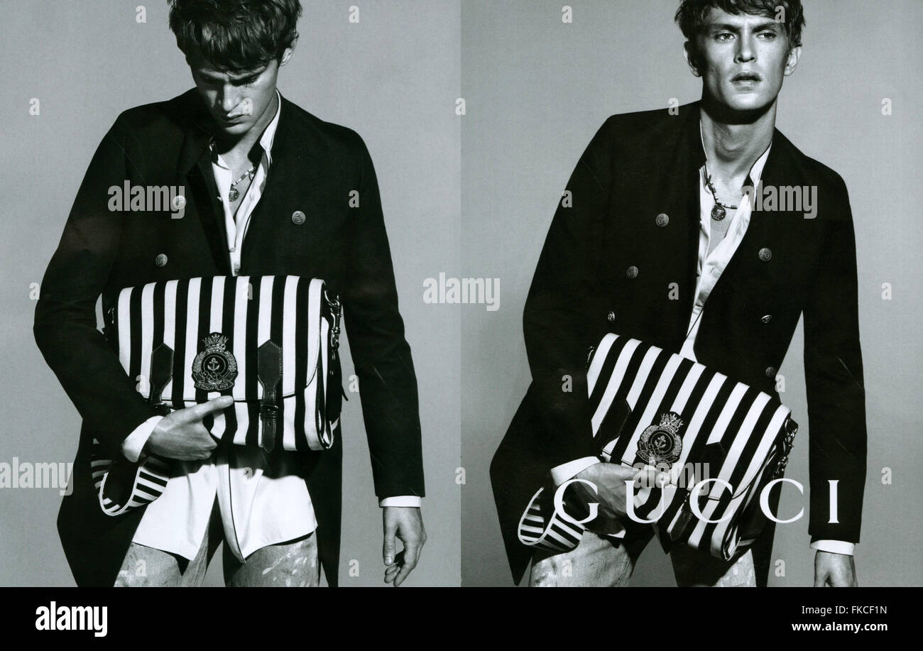2010s UK Gucci Magazine Advert Stock Photo - Alamy