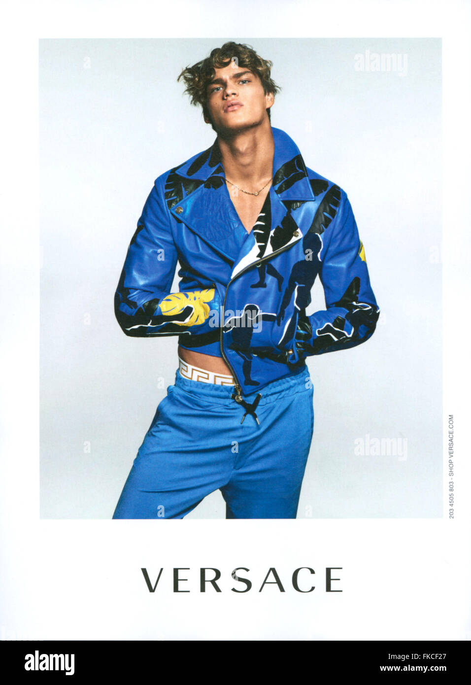 2010s UK Versace Magazine Advert Stock Photo - Alamy