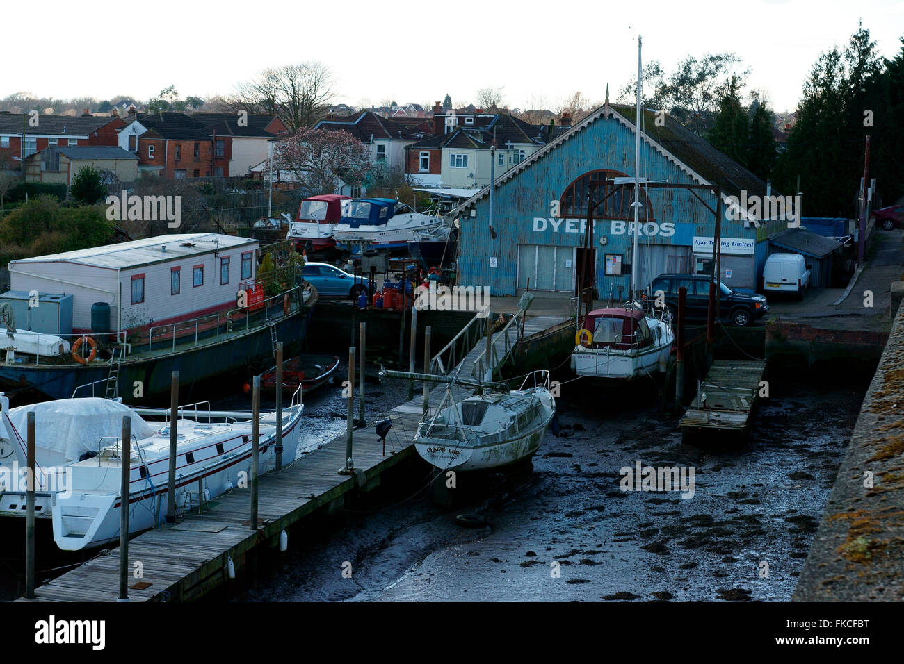 DYER BROS BOAT SHED Stock Photo - Alamy