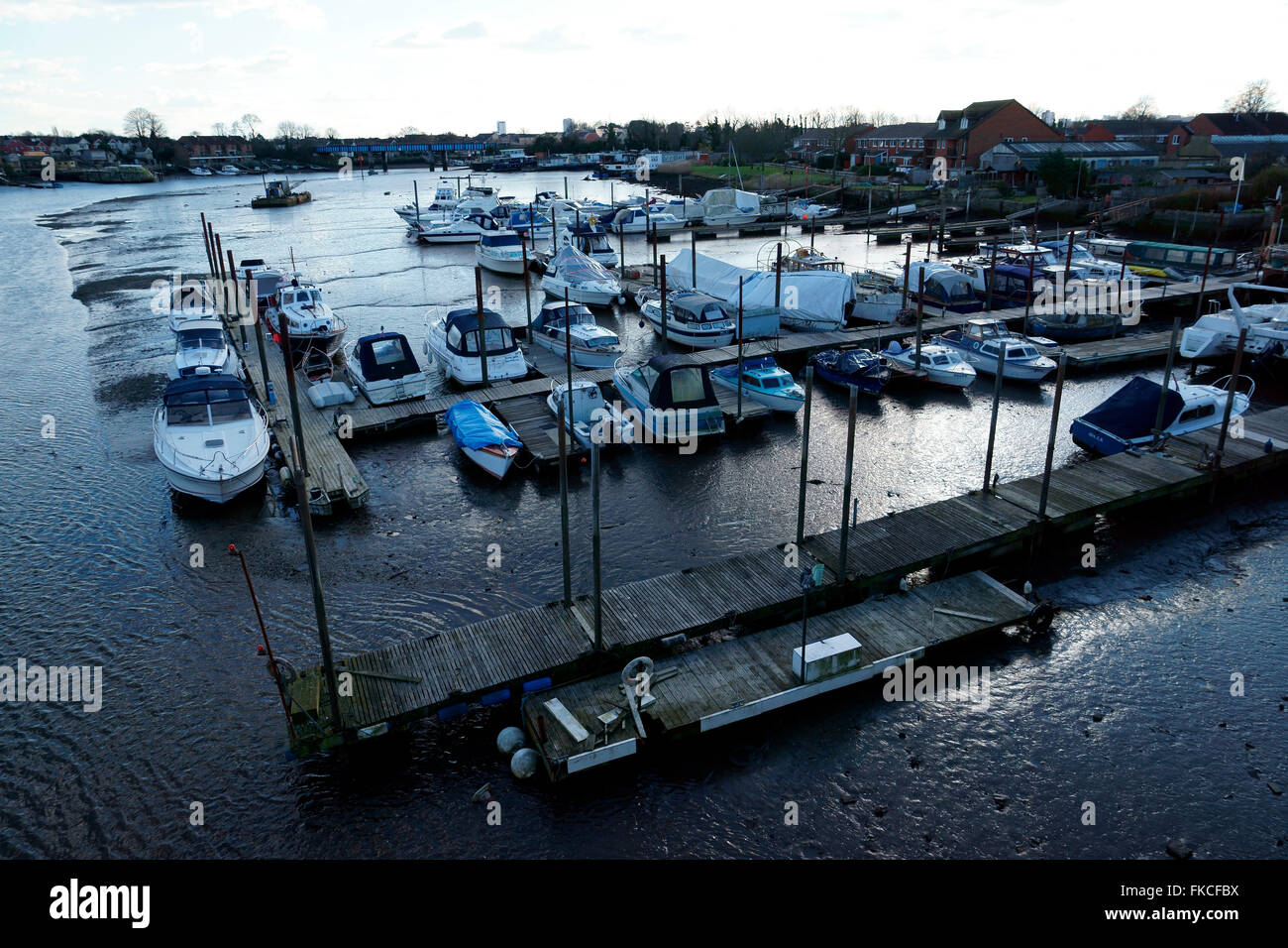DYER BROS MARINA, EST 1856 Stock Photo - Alamy