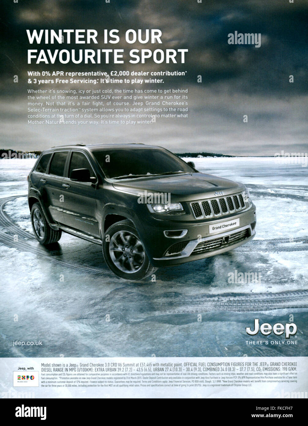 2010s UK Jeep Magazine Advert Stock Photo - Alamy