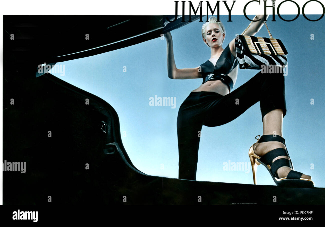 Jimmy choo advert hi-res stock photography and images - Alamy