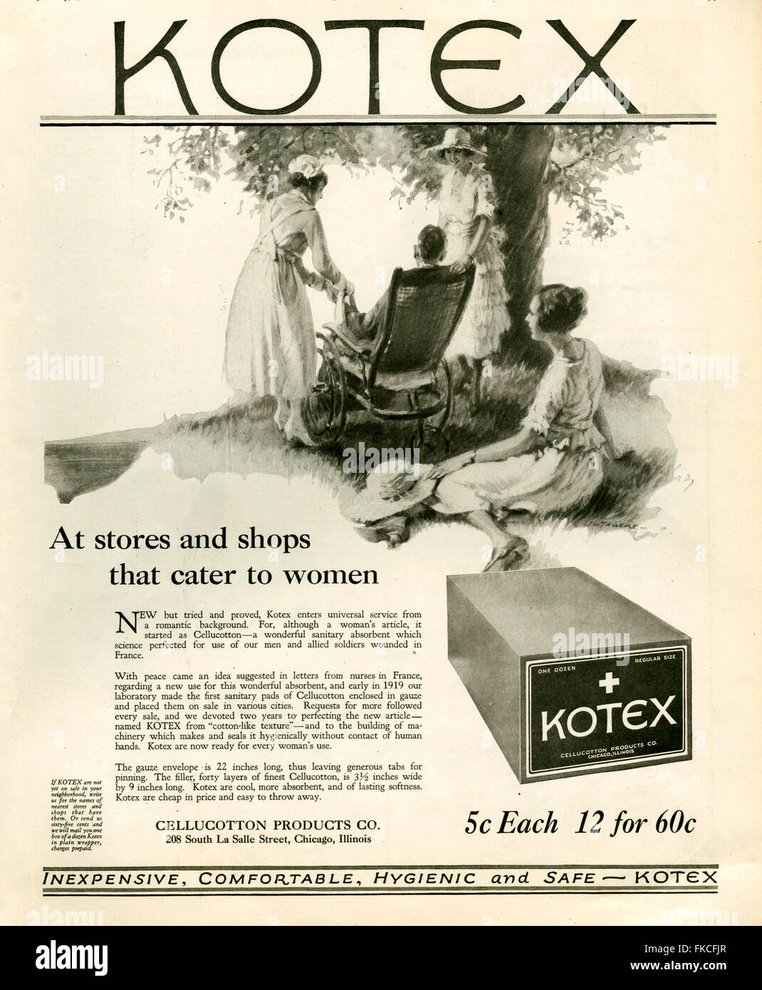 Kotex 1921 hi-res stock photography and images - Alamy