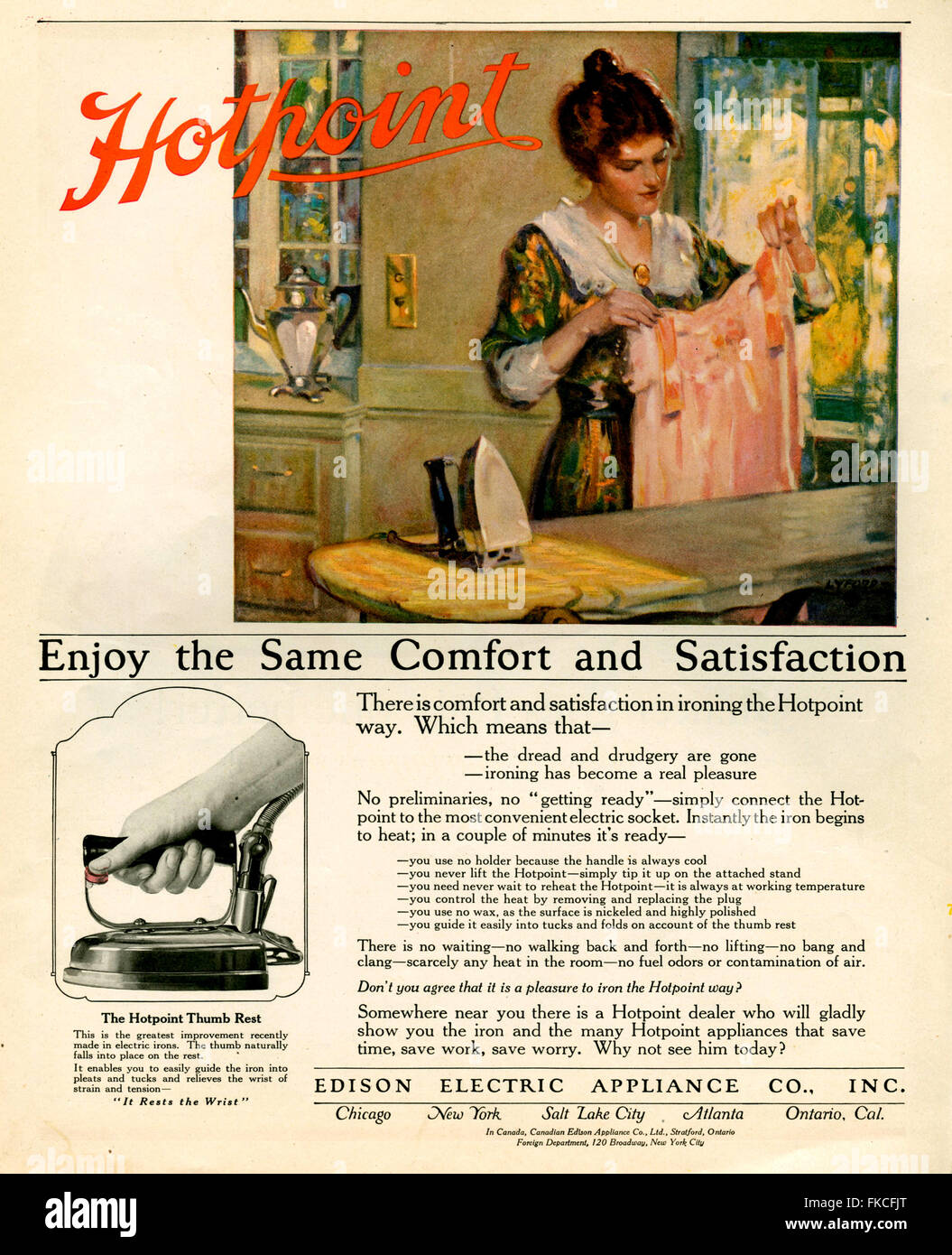 1920s usa housework magazine advert hi-res stock photography and images ...