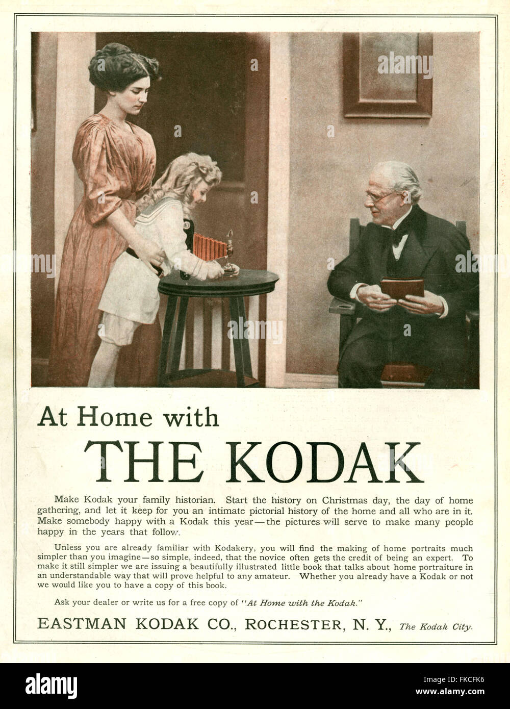 1920s USA Kodak Magazine Advert Stock Photo - Alamy