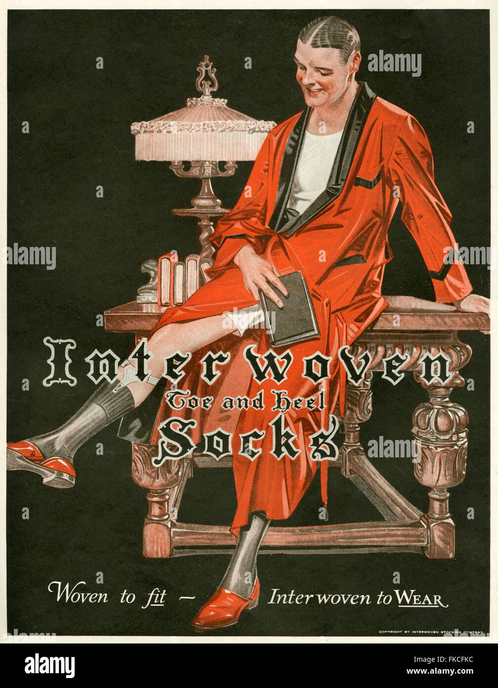 1920s usa interwoven socks magazine hi-res stock photography and images ...