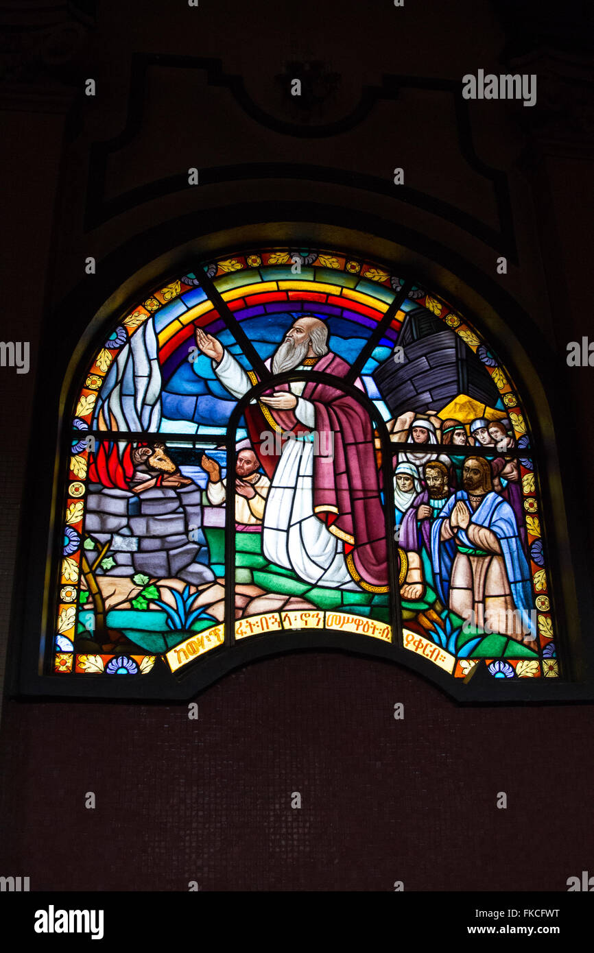 Stained glass window Stock Photo - Alamy