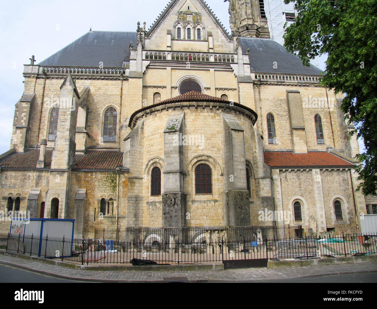 Apse of Nevers Cathedral Stock Photo - Alamy