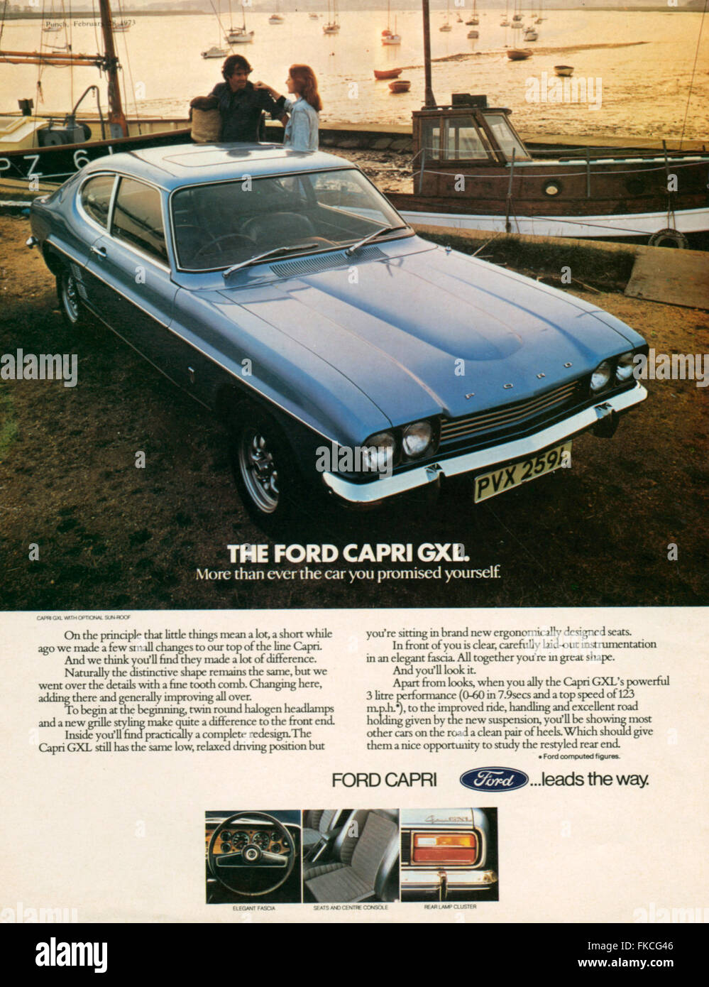 1970s UK Ford Magazine Advert Stock Photo - Alamy