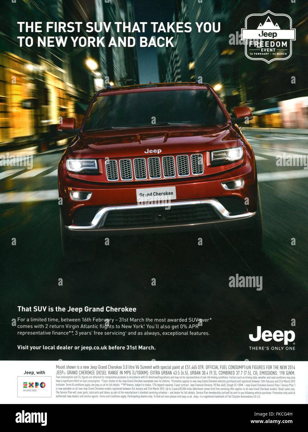 2010s UK Jeep Magazine Advert Stock Photo - Alamy