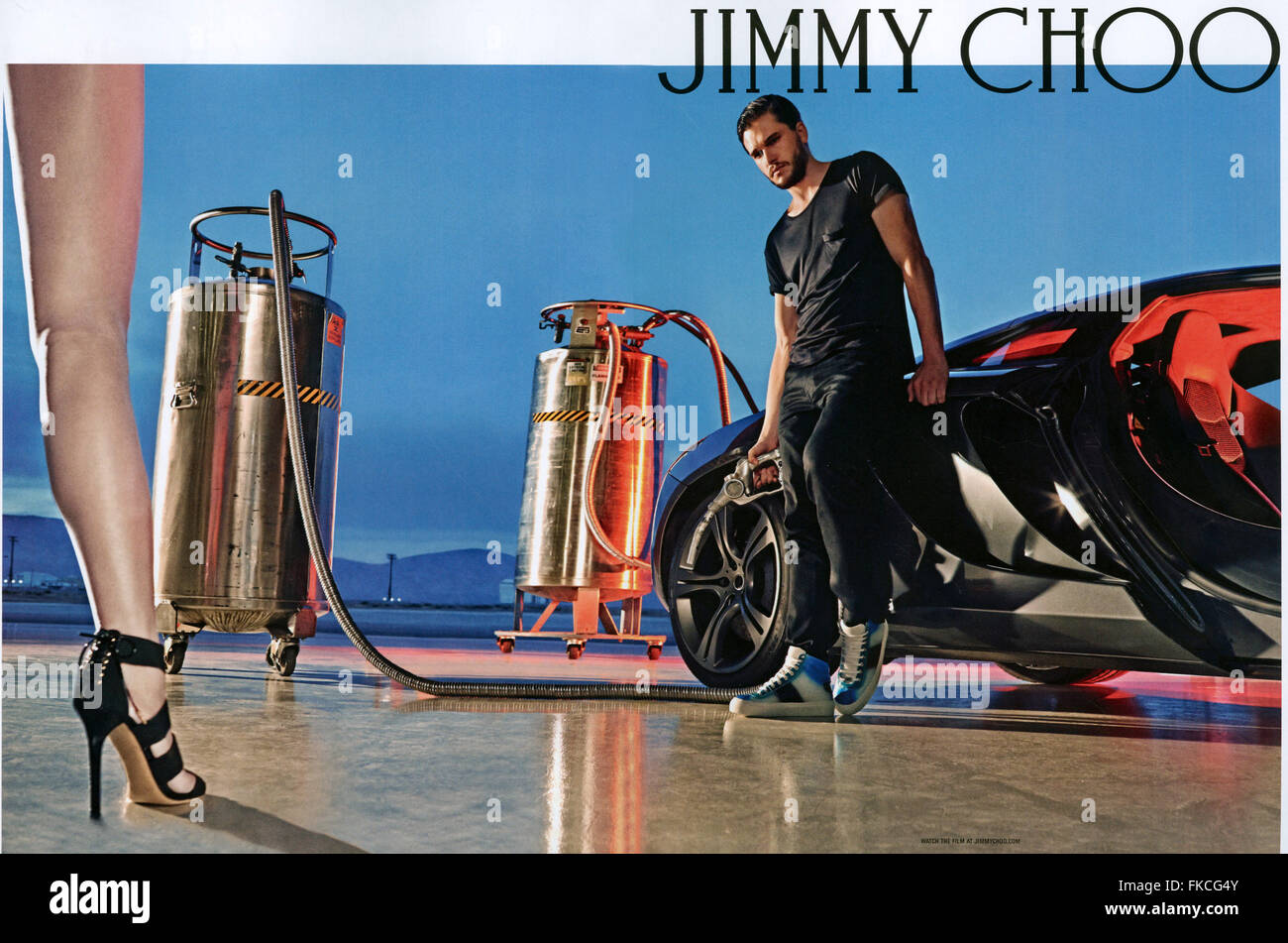 2010s UK Jimmy Choo Magazine Advert Stock Photo - Alamy