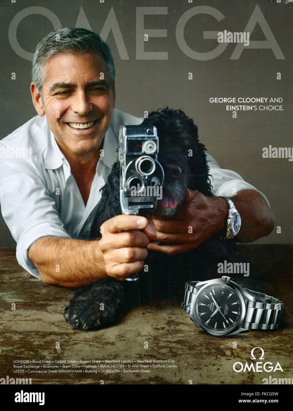 2010s UK Omega Magazine Advert Stock Photo - Alamy